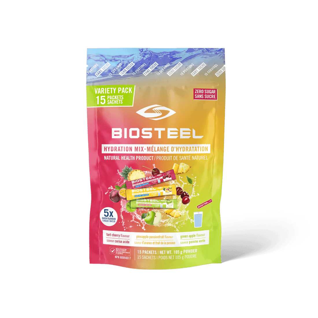 HYDRATION MIX / Variety Pack - 15 Packets (Tart Cherry, Pineapple Pass ...