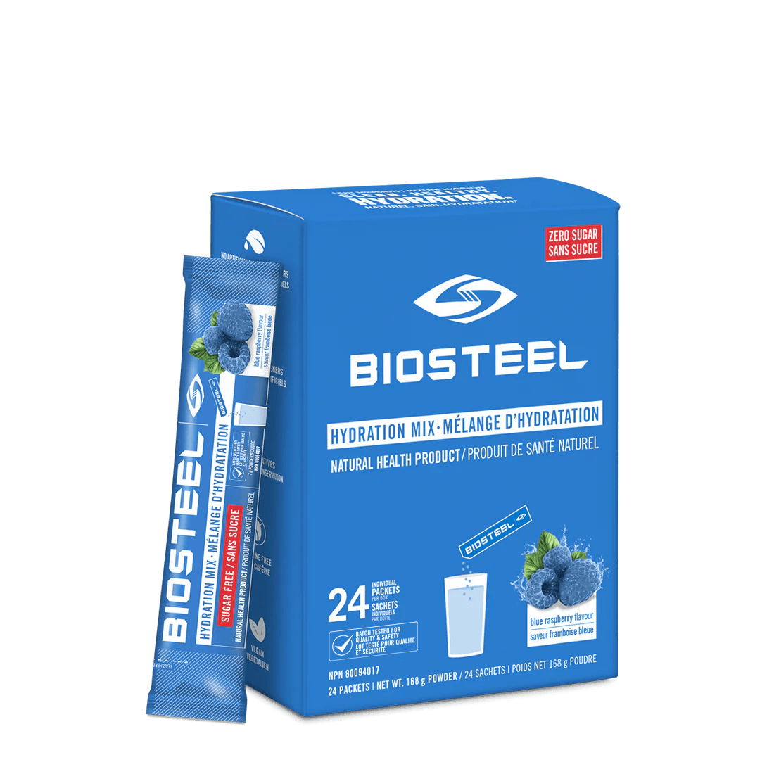 HYDRATION MIX / Blue Raspberry - 24 Packets – BioSteel