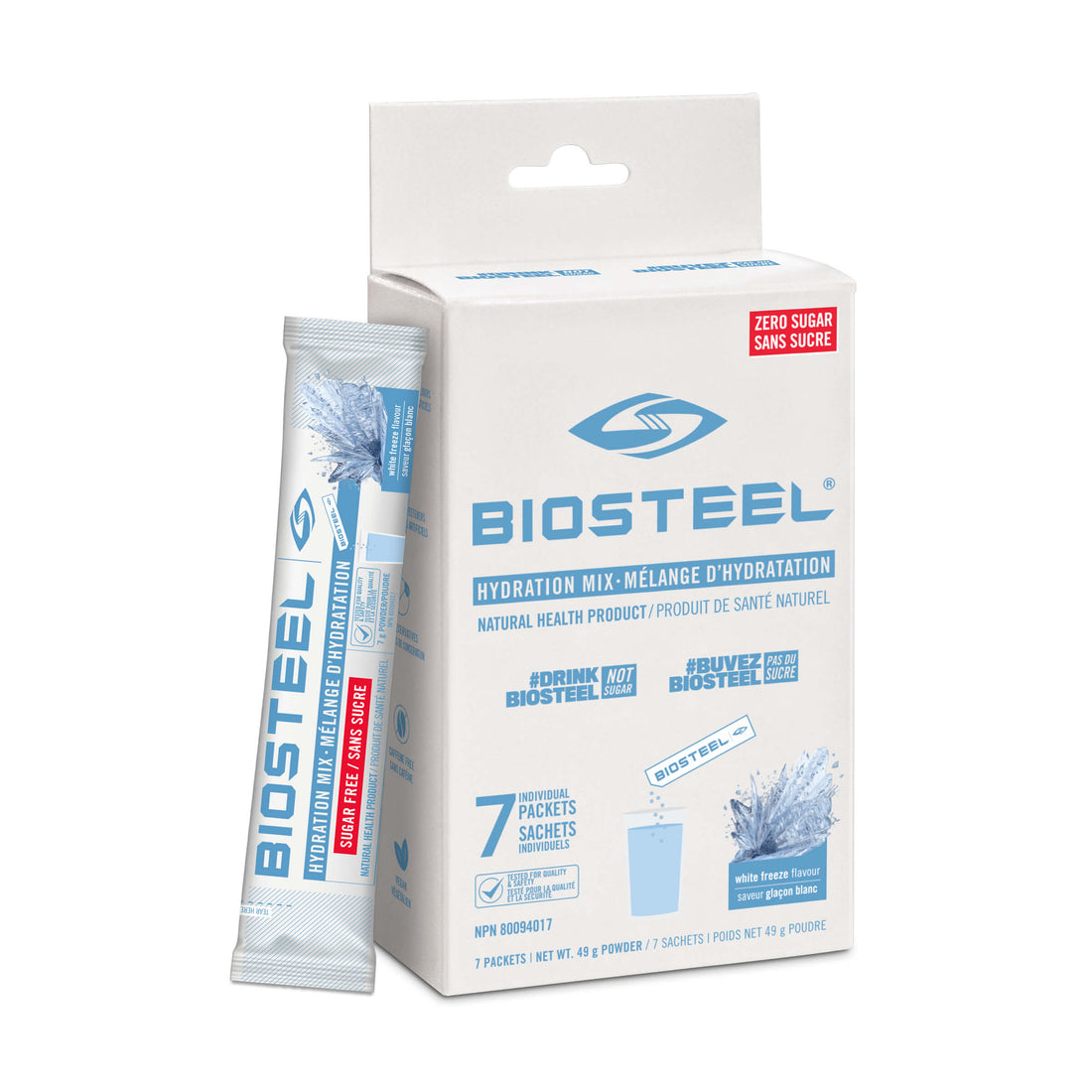 HYDRATION MIX / White Freeze - 7 Packets – BioSteel